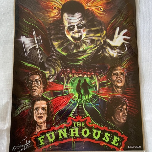 None | Art | Nwt Autographed 98s Movie The Funhouse Fan Art 8x10 Print ...